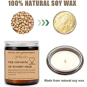 Hockey Mom - Hockey Mom Candle - Hockey Mom Gift - Hockey Team Mom Gift - Birthday Gift for Mom - Mother's Day Gift - Unique Gift for Mom - Hockey Gift Manager