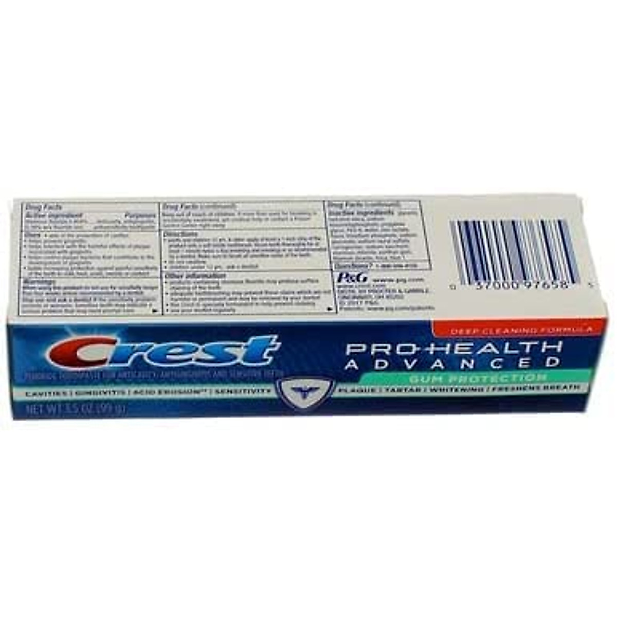 Crest Pro-Health Advanced Fluoride Toothpaste Gum Protection - 3.5 oz, Pack of 6