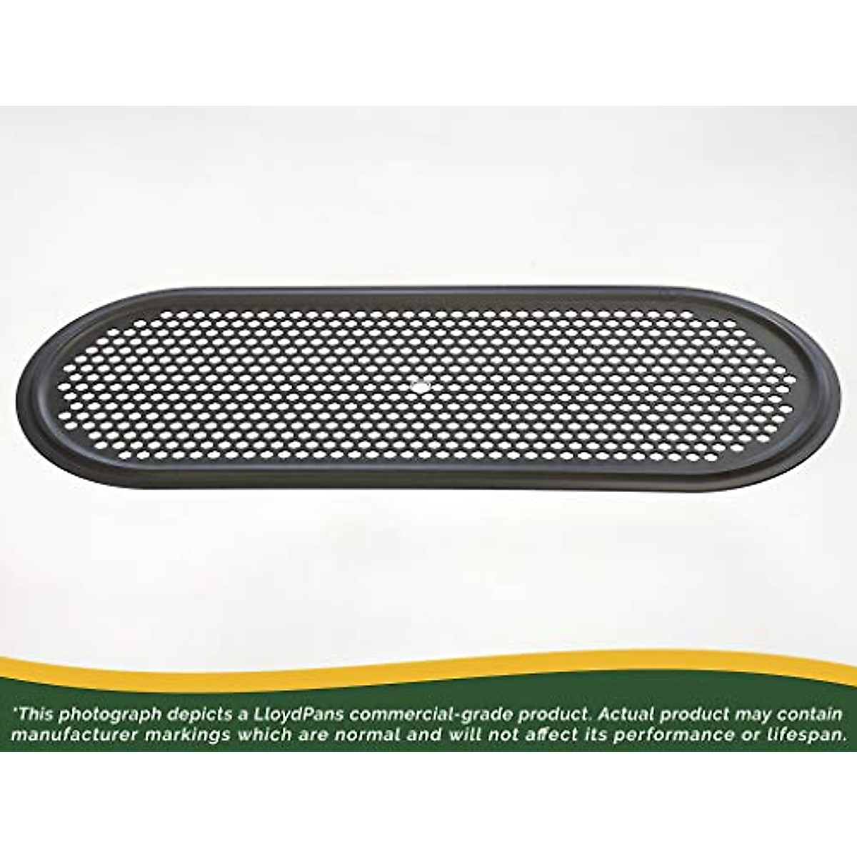 LloydPans Kitchenware 7 Inch by 18 Inch Perforated Flatbread Pan Made in the USA