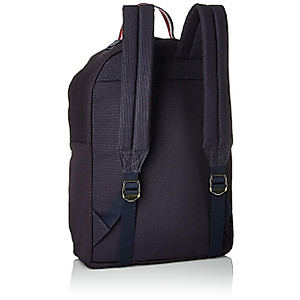 Tommy Hilfiger unisex adults for Women Th Flag Canvas Backpack, Tommy Navy, One Size US
