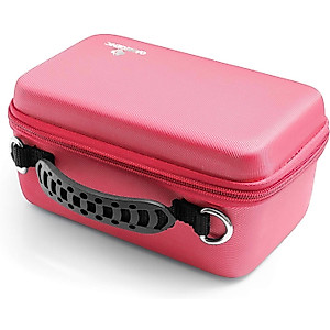 Game Shell 250+ | Portable Case for Board Games and Card Games | Holds Up to 250 Double-Sleeved Cards | Accessories Compartment Holds Tokens and Dice | Pink Color | Made by Gamegenic