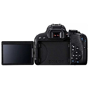 800D (Rebel T7i) DSLR Camera Body Only Bundle + Microfiber Cloth (Renewed)