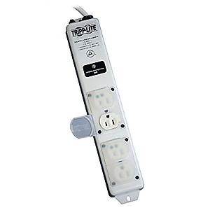 Tripp Lite Medical-Grade Surge Protector Power Strip, 4 Hospital-Grade Outlets, 6 ft. Cord, For Patient-Care Vicinity- UL60601-1 (SPS406HGULTRA)