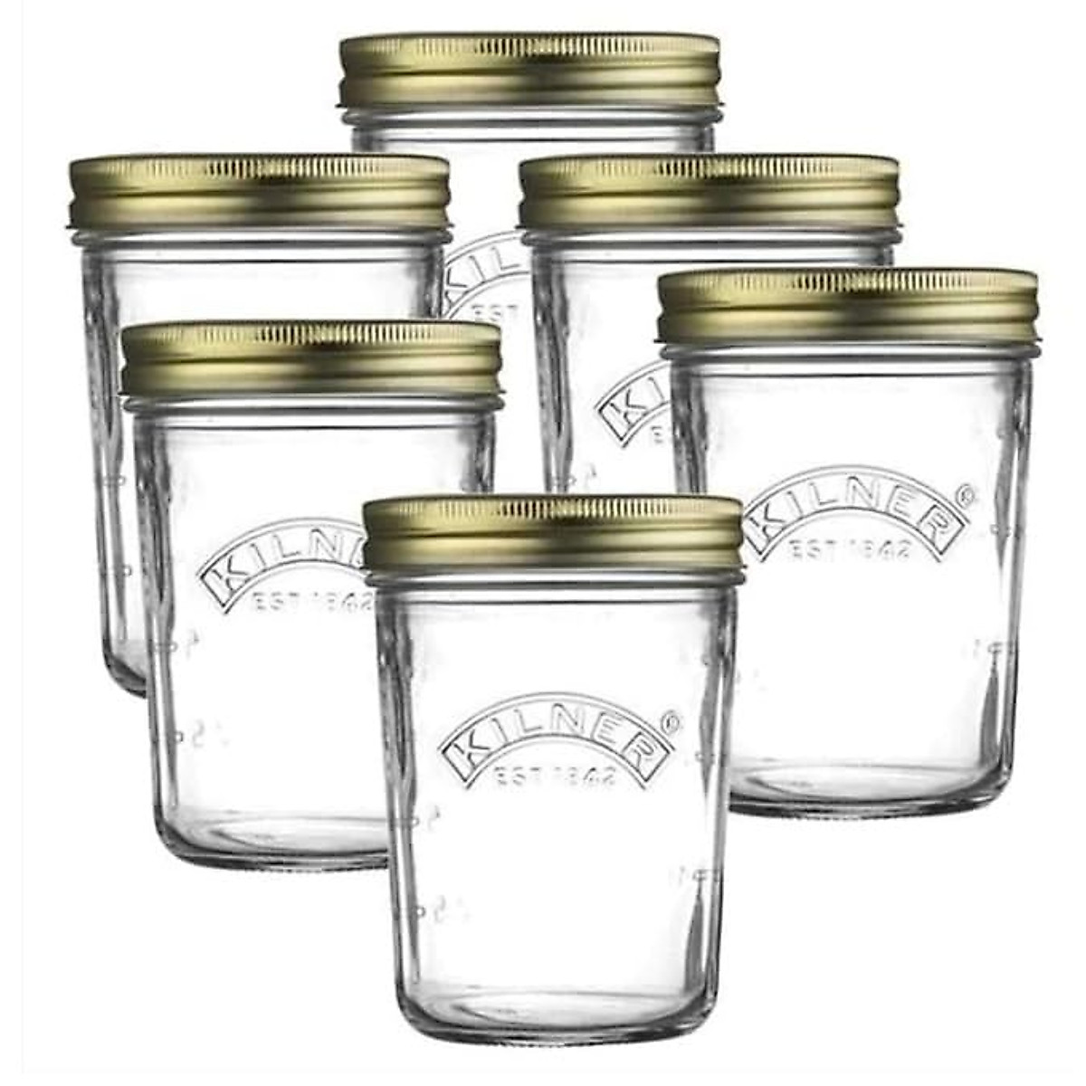Kilner 12oz Wide Mouth Jars | Set of 6
