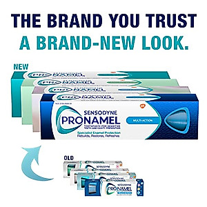 Sensodyne Pronamel Daily Protection Enamel Toothpaste for Sensitive Teeth and Cavity Protection, Sensitivity Protection and Cavity Protection, Mint Essence - 4 Ounces
