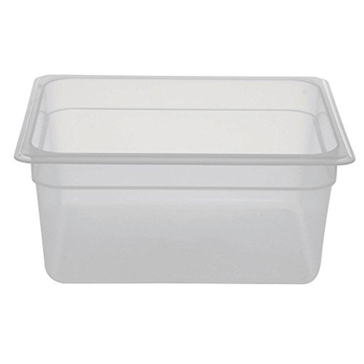 Cambro Food Pan, 1/2 Size, 6'' Deep, Translucent Polypropylene, Nsf
