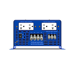 XYZ INVT 7000W 120/240V Split Phase Pure Sine Wave Off-Grid 14000W Peak Inverter 48V DC to AC Output for Solar Systems