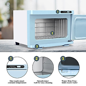 FWOD BIBTO Professional Towel Warmer, Hot Towel Warmer 8L for Salon and SPA use, Towel Warmer for Facial Towels…