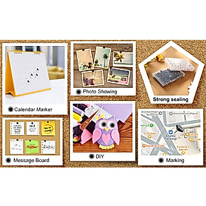 JIMSUMM 150 PCS Push Pins, Standard Plastic Head Steel Point Clear Thumb Tacks for Wall, Clear Plastic Round Head for Bulletin Boards, Fabric Markers, Crafts and Office Organization (Clear)