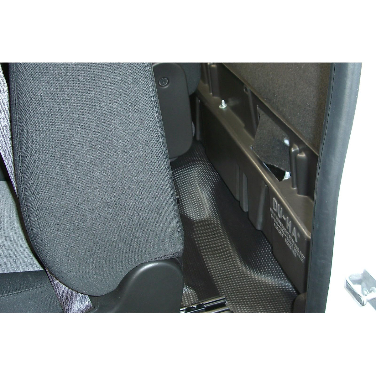 DU-HA Behind-the-Seat Storage Fits 07-17 Chevrolet/GMC Silverado/Sierra Regular Cab, Black, Part #10058