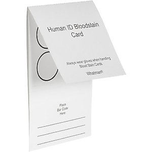 Whatman WB100014 Bloodstain Card (Pack of 100)