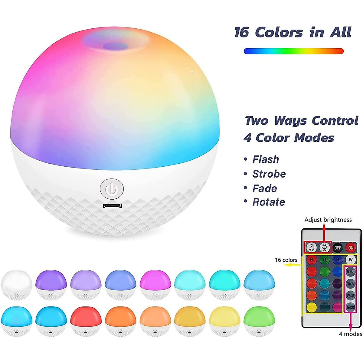 PUHPIG Night Light for Kids,Baby Bedside lamp Rechargeable LED Nursery Night Lights Bedroom Breastfeeding Light with Touch Sensor and Remote Control Portable Ambient Light for Home Décor,Kids Room