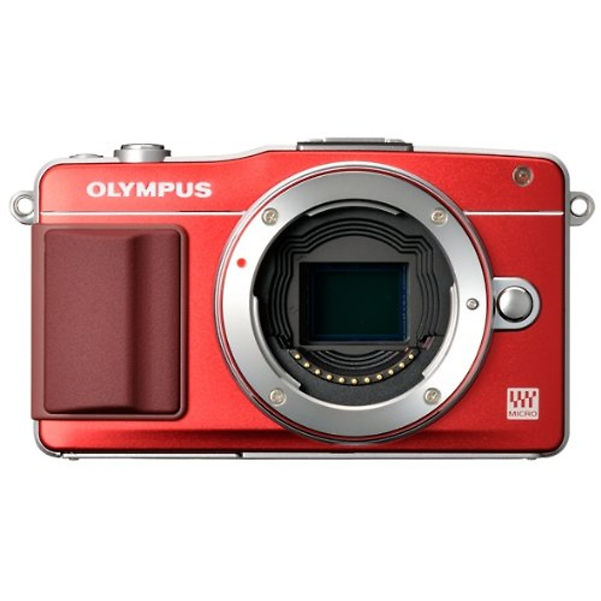 Olympus E-PM2 Mirrorless Digital Camera (Body Only) (Red) (Old Model)