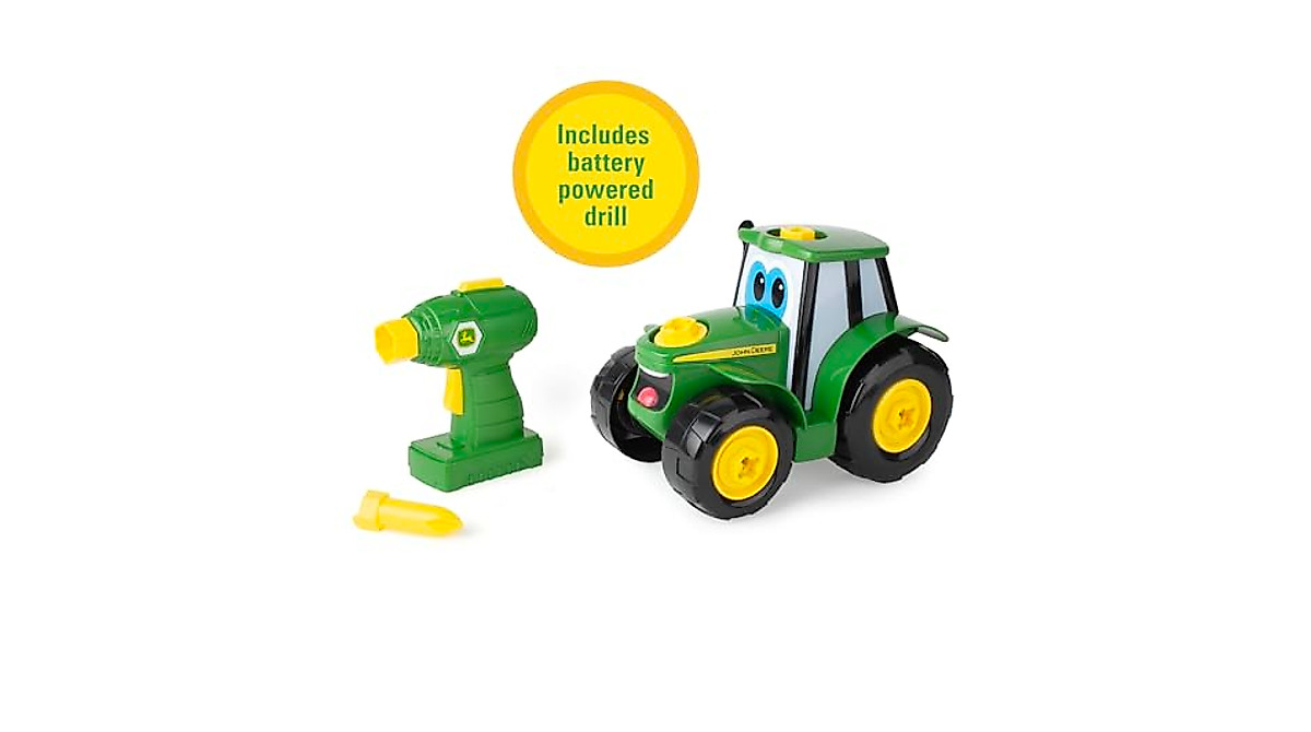 Build-A-Buddy John Deere Tractor Toy - STEM Fun for Toddlers