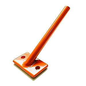 FLVFF Fingerboard Rail Pole Jam Round Metal Finger Skate ramps Parks (PJ2) (Blue)