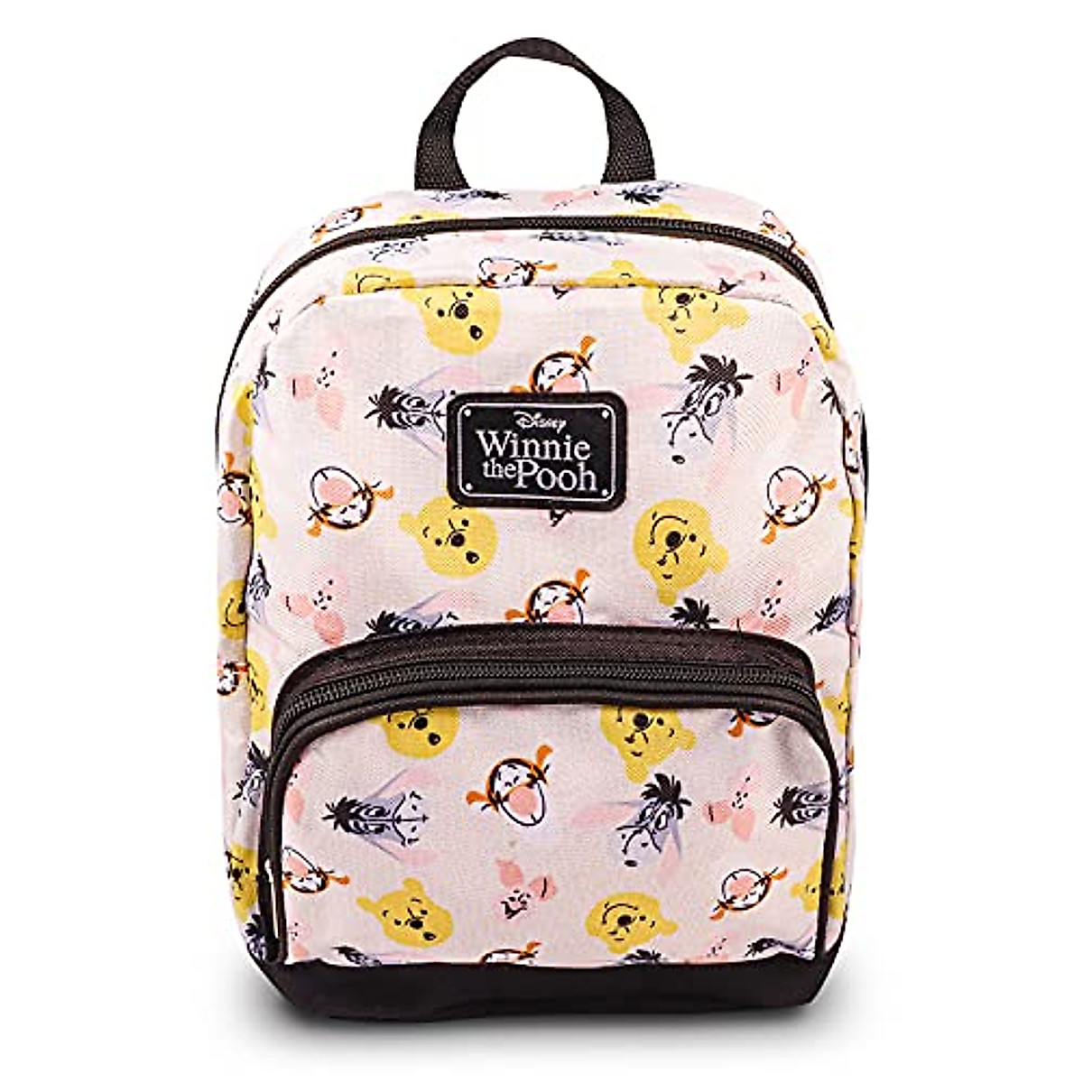 Fast Forward New York Disney Winnie the Pooh Mini Backpack for Women -- Canvas Disney Pooh Backpack Purse Shoulder Bag for Adults, Teens