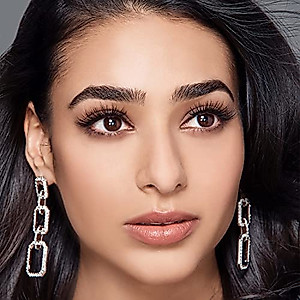 KISS Lash Couture Luxtension, False Eyelashes, Russian Volume', 16 mm, Includes 1 Pair Of Lash, Contact Lens Friendly, Easy to Apply, Reusable Strip Lashes