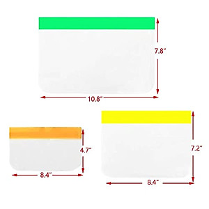 2 Pack Baggy Rack Holders for Food Prep Bag Holder Stand, 1 Pack Bamboo Dish Drying Rack Stand Drainer Storage Holder Organizer and 3 Pack Reusable Food Storage Bags, yamesu 6-Piece Kitchen Gadgets