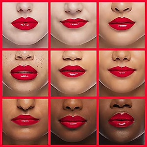 Palladio Hydrating Lip Oil Infused with Hyaluronic Acid, Non-Sticky Formula, Subtle shine with tinted sheer color, liquid lipstick, locks in moisture to prevent chapped lips 0.13 Oz. (BLING)