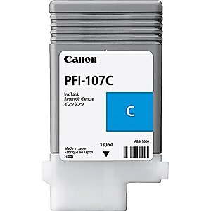 Canon - Pfi-107C Cyan Ink 130Ml Product Category: Large Format Printer Ink/Large Format Printer Ink Graphic Art