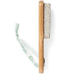 GranNaturals Pumice Stone for Feet with Handle - Corn and Callus Remover, Exfoliator & Scrubber for Dead + Dry Skin on Feet and Pumice Stone for Hands - Corn Removers for Feet