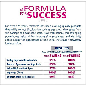 Palmer's Skin Success Anti-Dark Spot Fade Cream with Vitamin E and Niacinamide, Helps Reduce Dark Spots and Age Spots, Face Cream for All Skin Types, 4.4 Ounce