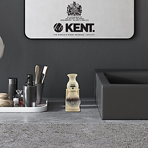Kent VSB6 1.5" Water Resistant Mock Ivory Shaving Brush Stand - For Kent BK2 and BK4 Natural Shaving Brush Air Drying Base