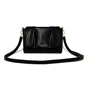 KATIE LOXTON Mischa Womens Medium Convertible Crossbody Handbag Purse Black