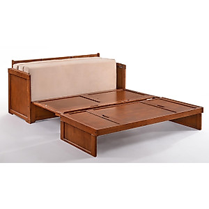 Night & Day Furniture Murphy Cube Cabinet Bed (Cherry, Queen)