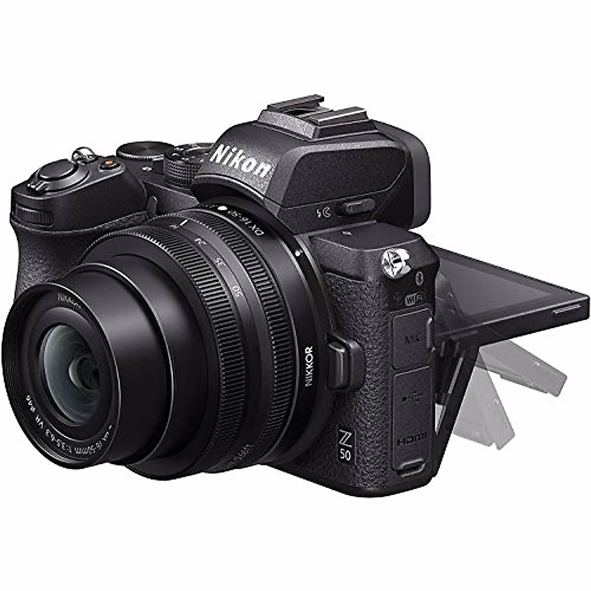Nikon Z 50 DX-Format Mirrorless Camera Body with NIKKOR Z DX 16-50mm f/3.5-6.3 VR Lens (Renewed)