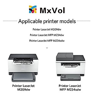 MxVol Compatible Toner Cartridge Replacement for HP 105A 105 W1105A High Yield 3,000 Pages use for HP MFP 137fnw 137fwg 135a 135ag 135fnw 135r 135w 135wg 107a 107r 107w Printer (Black, 1-Pack)