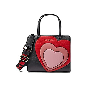 Karl Lagerfeld Paris Maybelle Satchel Black/Apple Red PROCESSING PROCESSING