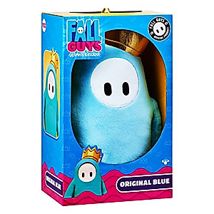 FALL GUYS Moose Toys Original Blue Bean Skin Official Collectable 12" Super Soft Cuddly Deluxe Plush Toys from The Ultimate Knockout Video Game 3 Characters to Collect Series 1,62550