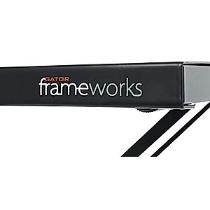 Gator Frameworks Utility Table Top and X Style Keyboard Stand Set; 32" x 18" Surface (GFW-UTL-XSTDTBLTOPSET),Black