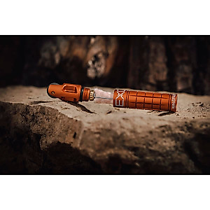 Exotac nanoSPARK Ultra-Compact Fire Starter with One-Handed Operation High-Spark Flint Wheel and Waterproof Storage Compartment Holds quickLIGHT Tinder and Up to 5 Replacement Flints