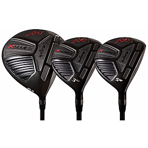 Men's Majek K-Series High Launch 460cc 10.5° Driver and 3 5 Fairway Wood Set Golf Clubs, Right Handed Ultra Forgiving Regular Flex Graphite Shaft