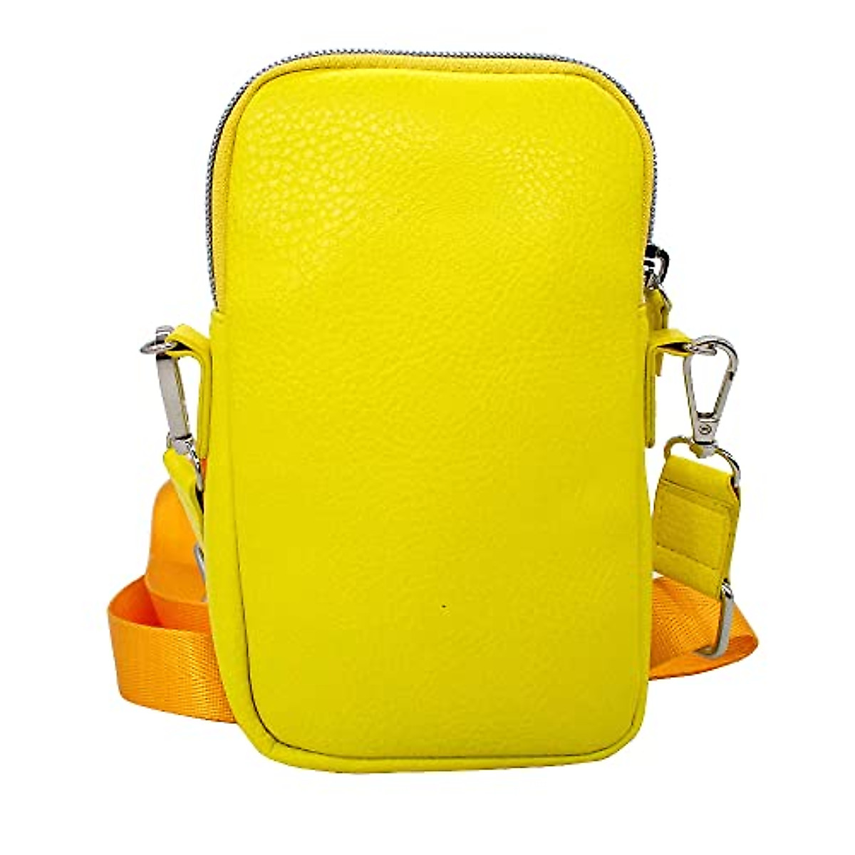 Buckle Down Wallet Phone Bag Holder-Spongebob Squarepants Expressions Scattered Yellow