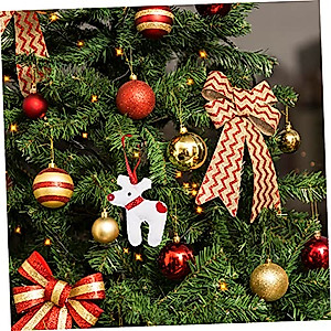 1pc Christmas Elk Pendant Christmas Decor Fireplace Decor Plush Doll Holiday Tree Decorations Christmas Tree Decor Felt Christmas Tree Ornaments Christmas Hanging Plush Elk Pendant