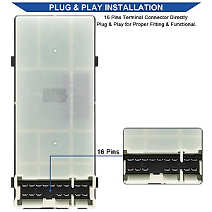 Obaee Master Power Window Switch Compatible with 2005 2006 2007 Infiniti G35, 2003 2004 2005 2006 2007 2008 Nissan 350Z (2 door), Replaces 25401CD02A 25401CD02D 2 AUTO