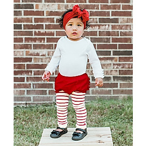 RuffleButts® Girls Red Big Bow Headband - One Size