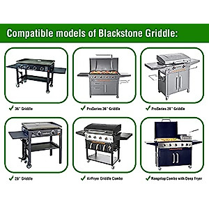 Fig & Leaf (30 Pack) Drip Pans Compatible with Blackstone Grills for 36 Inch l 30 Inch l 28 Inch l 22 Inch l 17 Inch Griddle l Rear Grease Cup Liners l Heavy-Duty Disposable Aluminum Foil