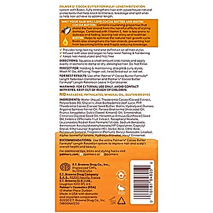 Palmer's Cocoa Butter & Biotin Length Retention Defining Hair Gel, 7 Ounce