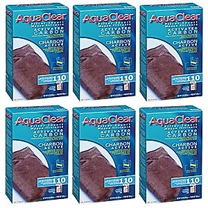 (6 Pack) Aquaclear 110 Activated Carbon Insert