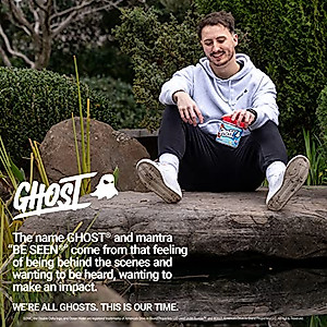 GHOST Legend Pre-Workout Energy Powder, Sonic Ocean Water - 25 Servings - Caffeine, L-Citrulline, & Beta Alanine Blend for Energy Focus & Pumps - Free of Soy, Sugar & Gluten, Vegan