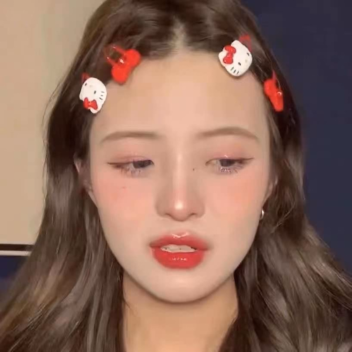 Y2K Pink Hair Clips Set, Hollow Out Star Heart Hairpin Punk Snake Cross Guitars Headwear Cute KT cat Accessories Styling Tools Gifts for Women Girls(12pcs)