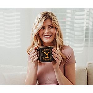 Yellowstone Dutton Ranch Ceramic Camper Mug | Holds 20 Ounces