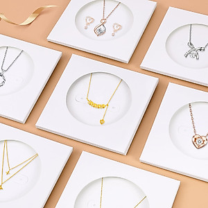 batifine Jewelry Display Card, Necklace Earring Bracelet Pendant card Jewelry Packaging gift boxes(50PCS)