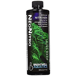 Brightwell Aquatics NeoNitro - Nitrogen Supplement for Low Nutrient Reef Aquariums, 500 ml