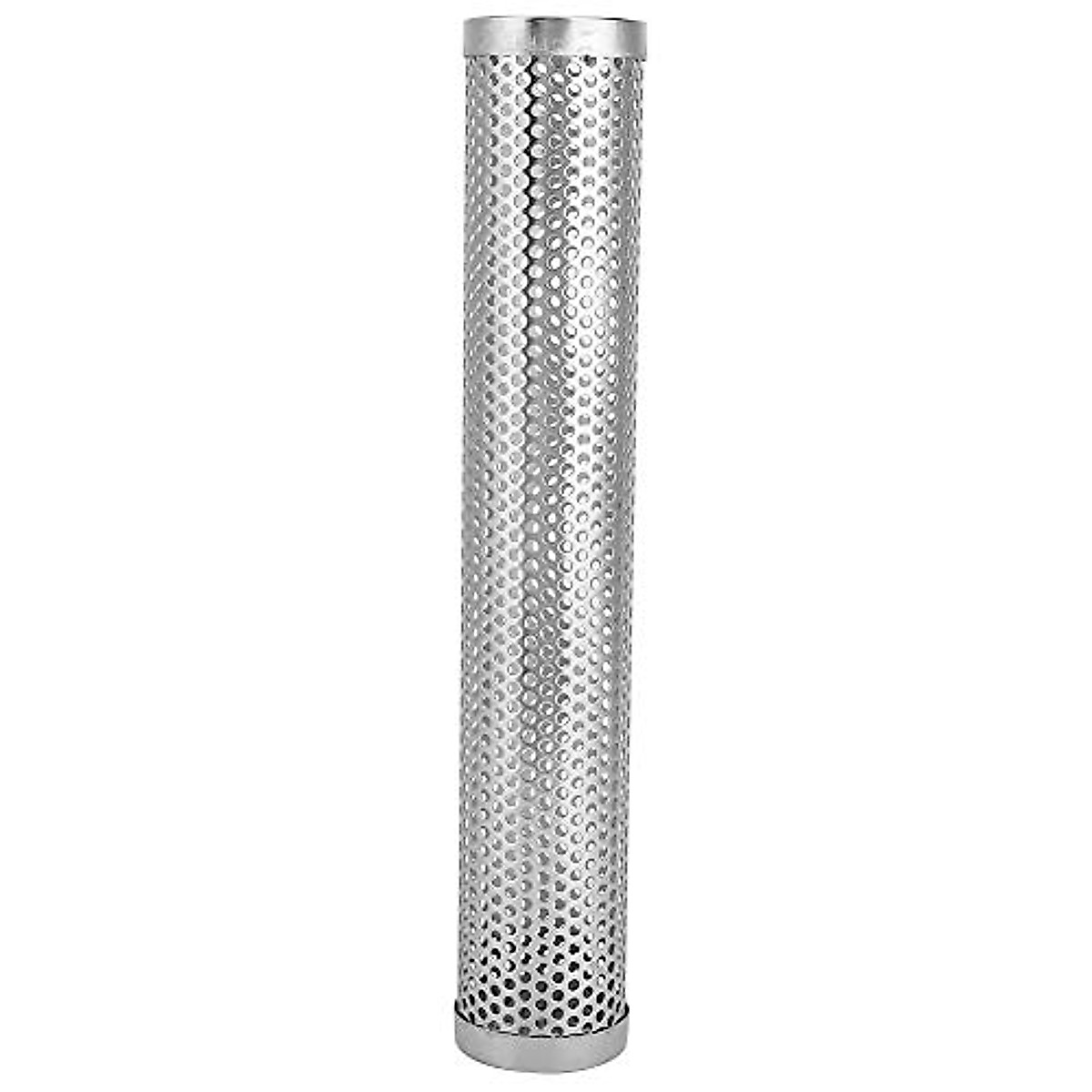 AMONIDA Grill Smoker Tube, Stainless Steel 12in Smoker Tube, Stylish for Gas Grill Charcoal Grill Electric Grill(Round)