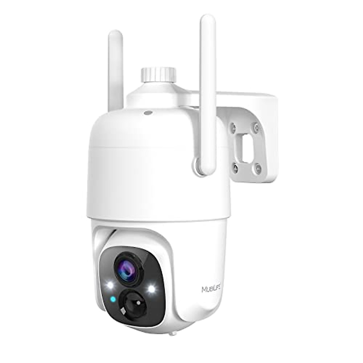 MUBILIFE 2K Wireless Security Camera, 360° Pan Tilt Outdoor Cameras for Home Security, Battery Powered, IP66 Waterproof, AI Motion Detection, Color Night Vision, Siren & Spotlight, 2.4G WiFi